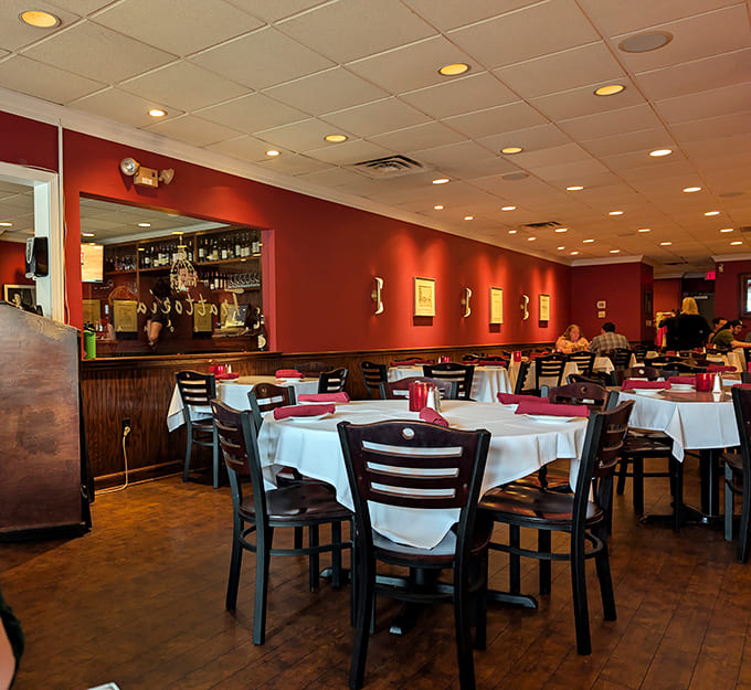 A dining room that balances elegance and comfort, where memories are made between bites of exceptional pasta.
