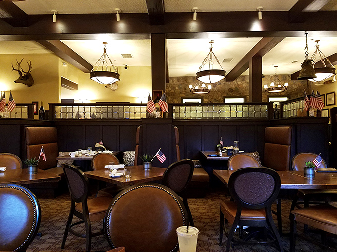 Where American flags meet American appetites. These tables have witnessed countless celebrations, business deals, and first dates&mdash;all improved by excellent food.