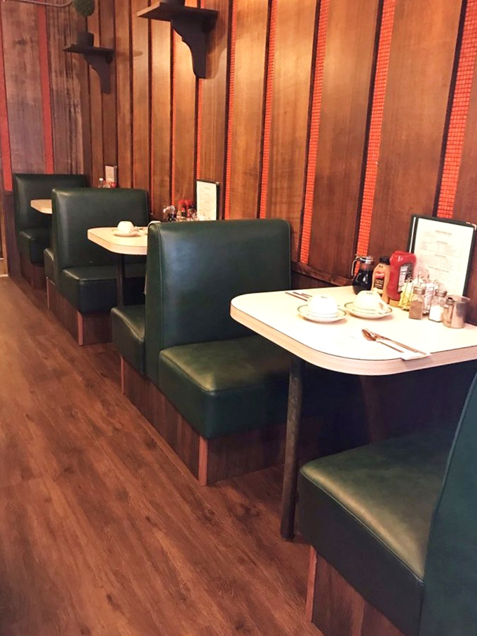 Green vinyl booths that have cradled the posteriors of San Franciscans through countless morning conversations and recovery brunches.