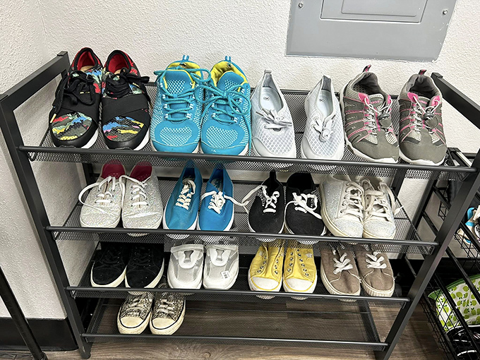 Footwear options organized better than most department stores, minus the heart attack-inducing price tags.