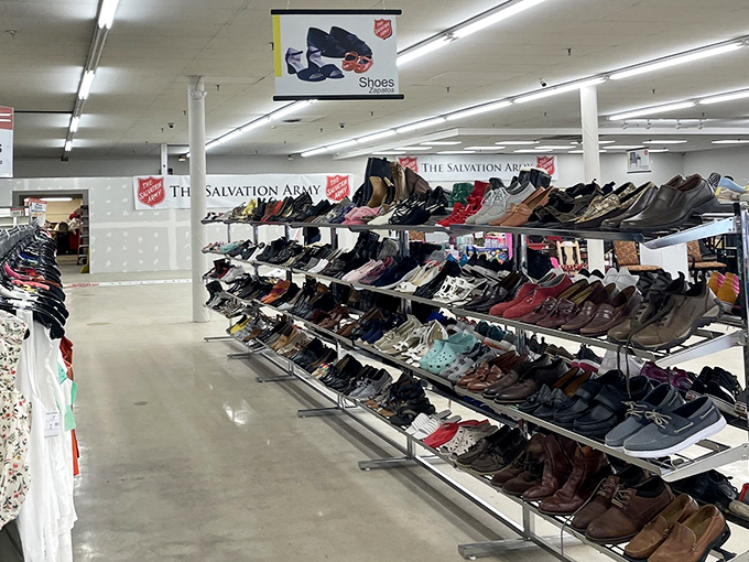 Footwear fantasyland where every pair tells a story. From barely-worn loafers to those boots made for walking&mdash;and then some.