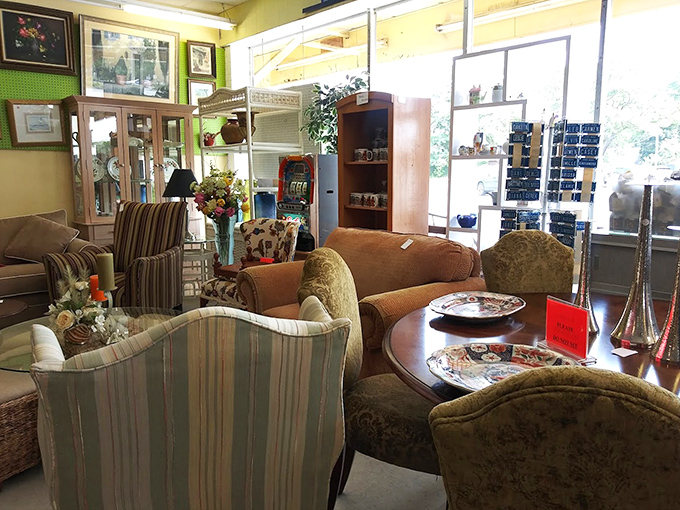 Living room vignettes create instant inspiration &ndash; that striped armchair might be the missing piece your reading nook has been waiting for.