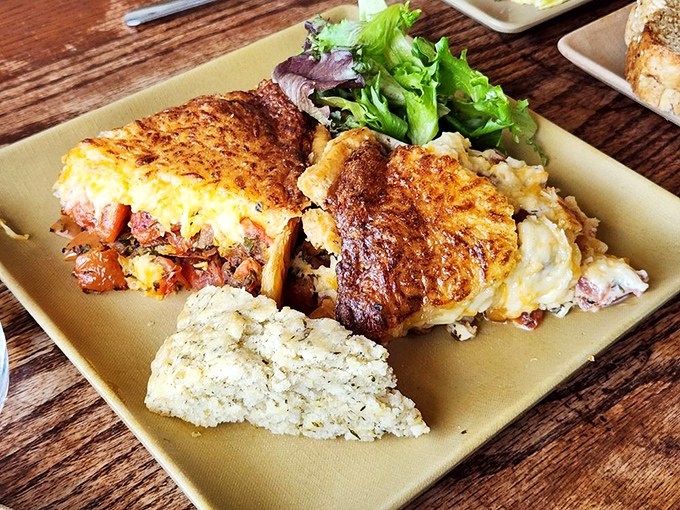 This isn't just breakfast&mdash;it's edible architecture where eggs, cheese, and fillings create a savory masterpiece that demands to be photographed.