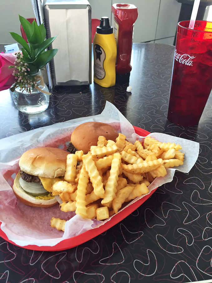 Cherry-red Coca-Cola and classic burgers with fries&mdash;the diner trinity that's been making Americans happy since cars had tailfins.