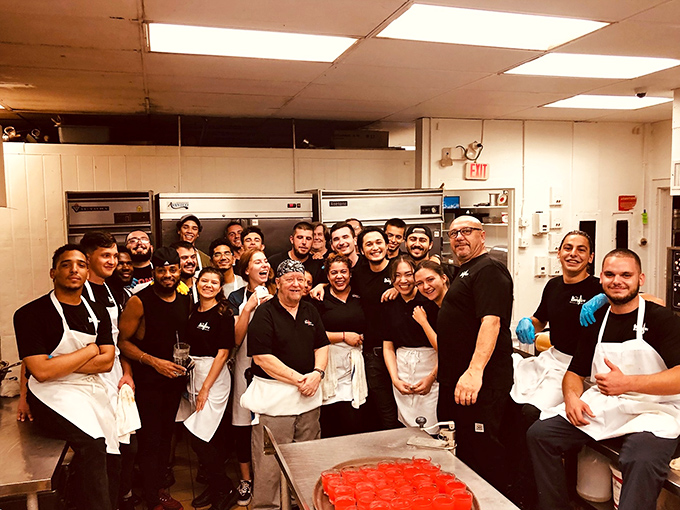 The kitchen team – the unsung heroes behind every perfectly steamed crab leg and slice of prime rib that makes you involuntarily say "mmm."