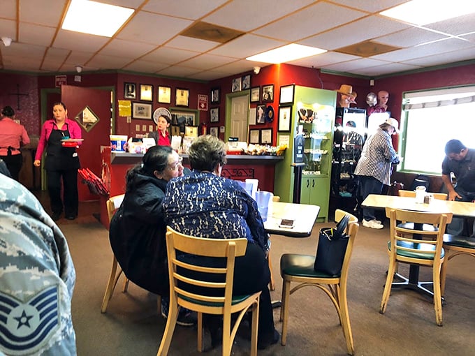 The walls tell stories of community pride, with framed memories watching over generations of diners who've found their way to these tables.