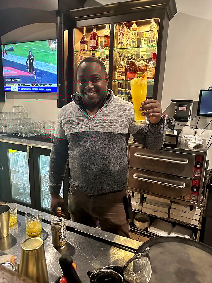 Behind every great drink is a passionate bartender with stories to tell. This refreshing yellow concoction looks like liquid sunshine in a glass.