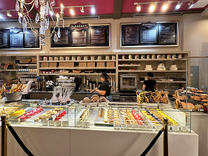 Where the magic happens! Behind these counters, French tradition meets Lancaster hospitality, creating edible souvenirs more memorable than any keychain.