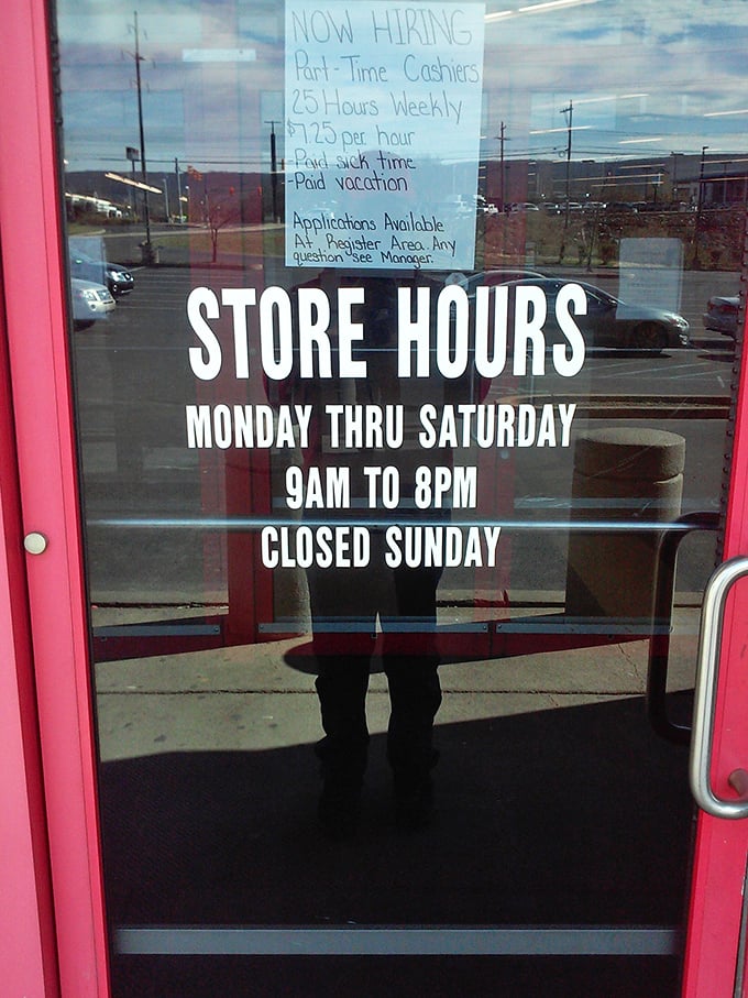 Open Monday through Saturday until 8pm, giving you plenty of time to browse after work.