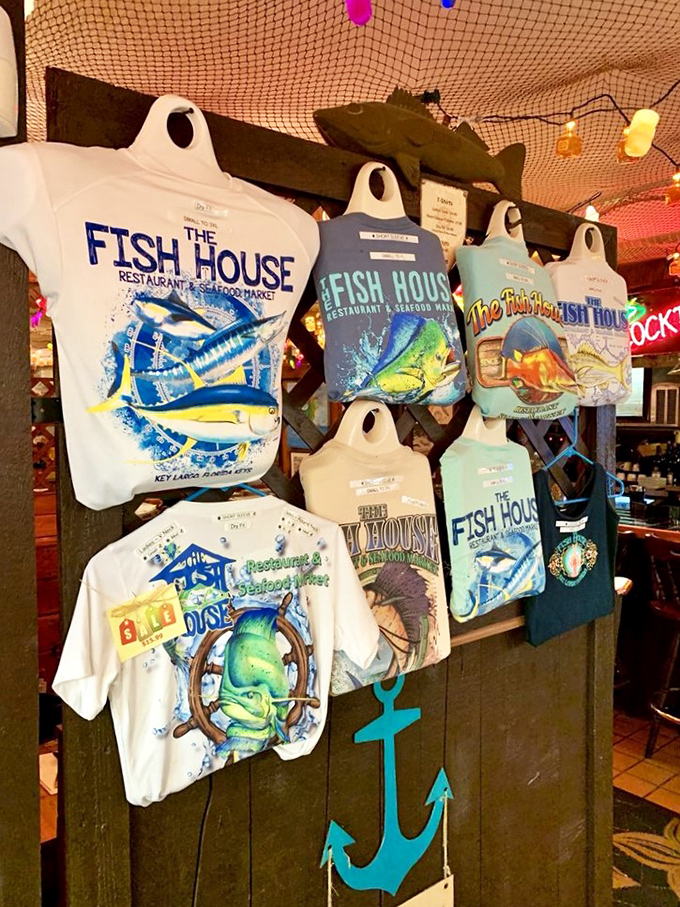 T-shirt souvenirs that let you wear your seafood allegiance proudly&mdash;because sometimes a refrigerator magnet just isn't commitment enough.