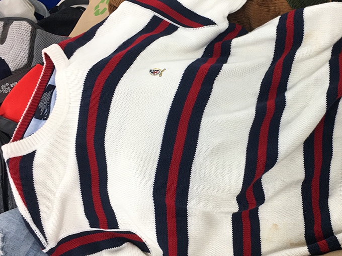 Preppy perfection hiding in plain sight. This striped polo with its tiny embroidered logo is someone's country club loss and your fashion gain.