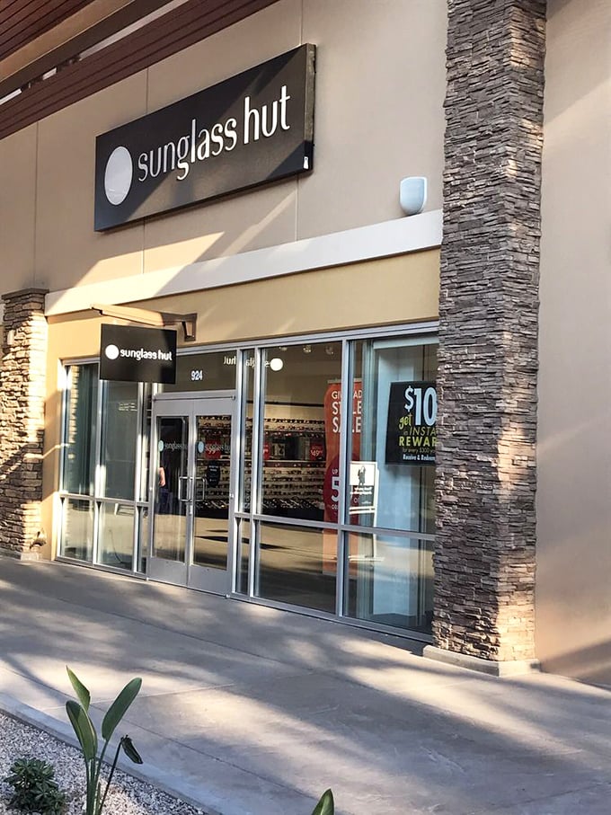 Sunglass Hut protects both your eyes and your bank account from unnecessary UV damage.
