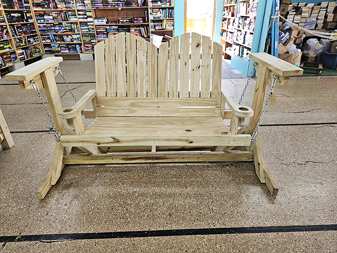 This handcrafted porch swing isn't just furniture&mdash;it's an invitation to slow down and remember what porches were made for.