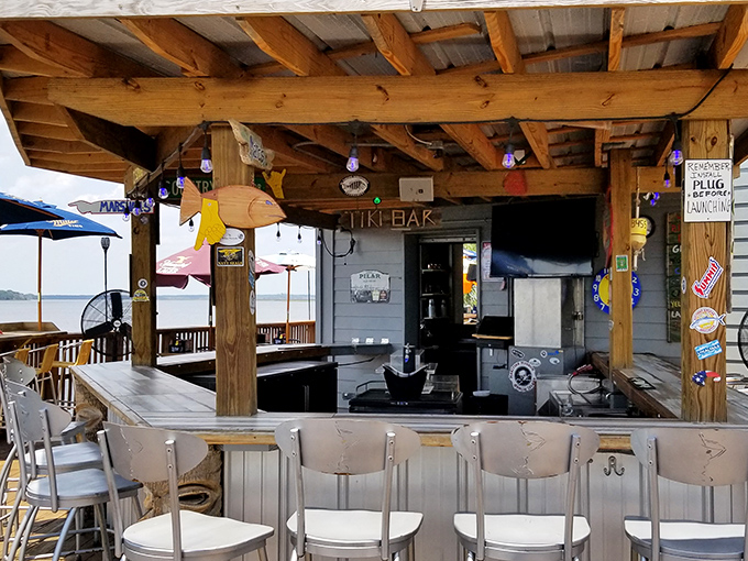 The tiki bar &ndash; where "I'll just have one" becomes a three-hour conversation with someone who might become your new fishing buddy.