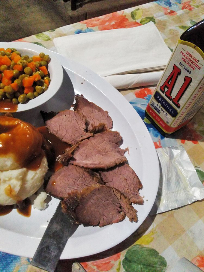 Perfectly sliced tri-tip with all the fixings&mdash;proof that Bakersfield knows its beef as well as its seafood.