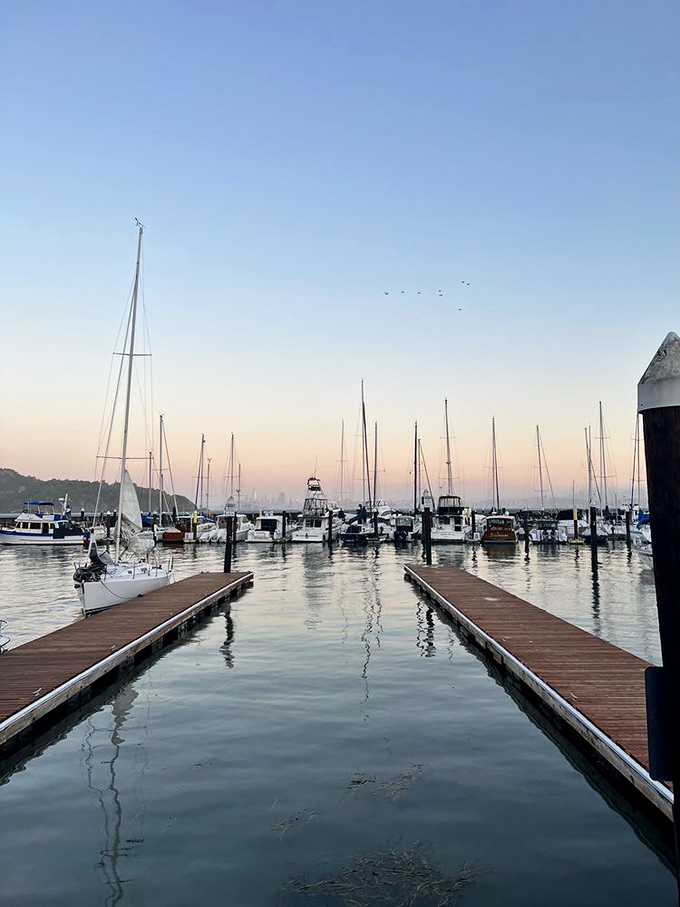 The marina view at dusk isn't just pretty&mdash;it's the kind of scene that makes you reconsider your life choices and housing budget.