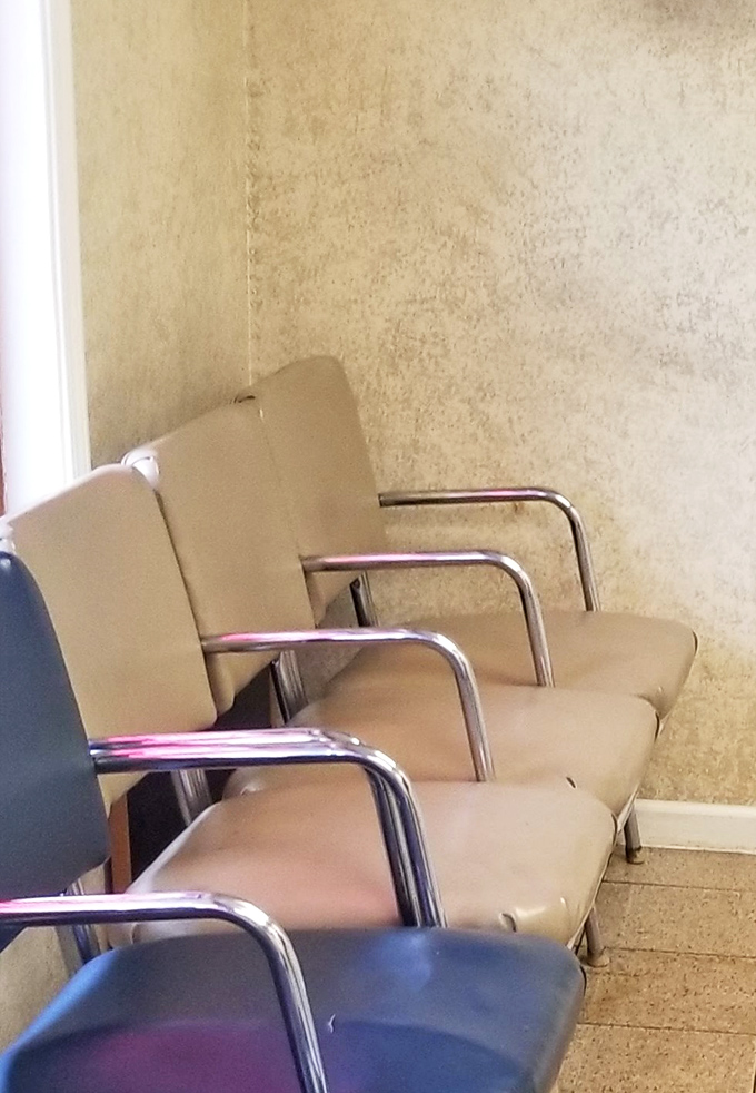 The waiting area isn't fancy, but neither is a Ferrari's engine bay&mdash;both are designed with function in mind and deliver spectacular results.