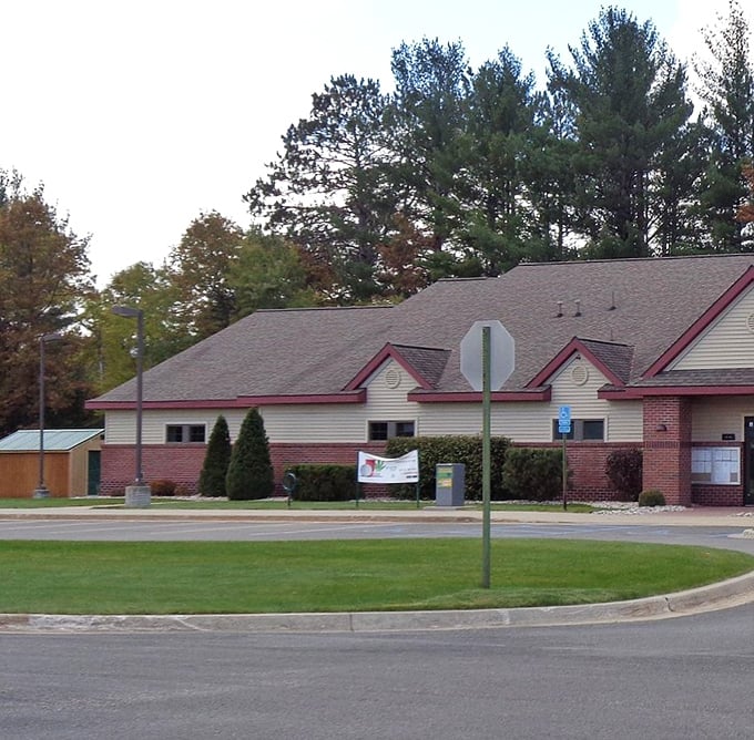 This modern community building proves that small towns can embrace progress while keeping their essential character intact.