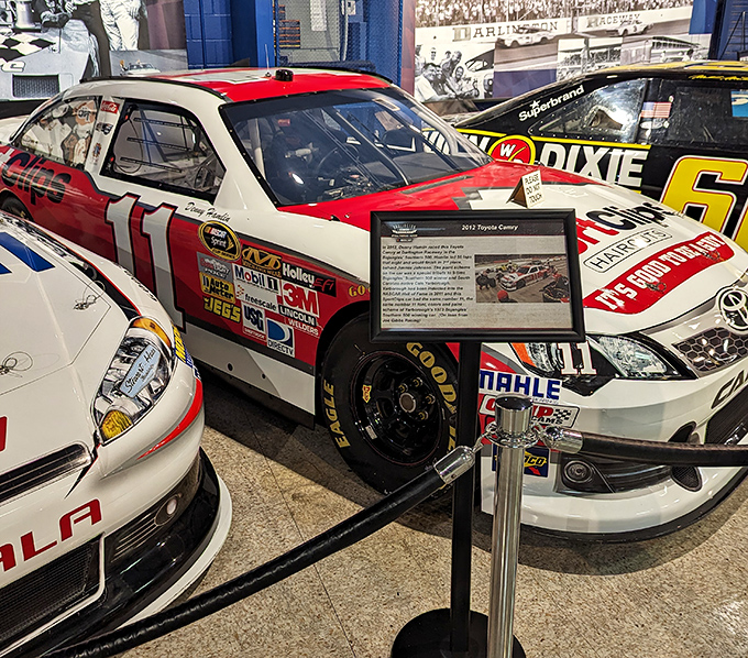 Modern NASCAR engineering at its finest. This 2012 Toyota Camry #11 represents the sport's evolution into high-tech precision machines while maintaining its roots.