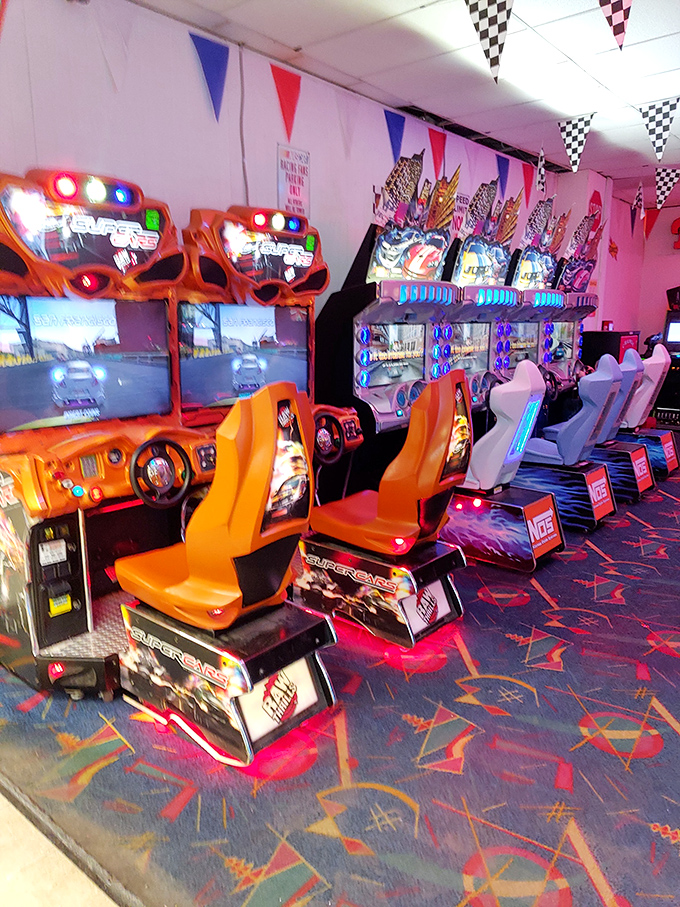 Racing games offering nostalgic fun that doesn't require monthly subscriptions or internet password dramas.