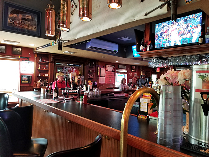 Where the magic happens – a bar that feels like it's been there forever, even if it's your first visit. The heart of any good tavern.