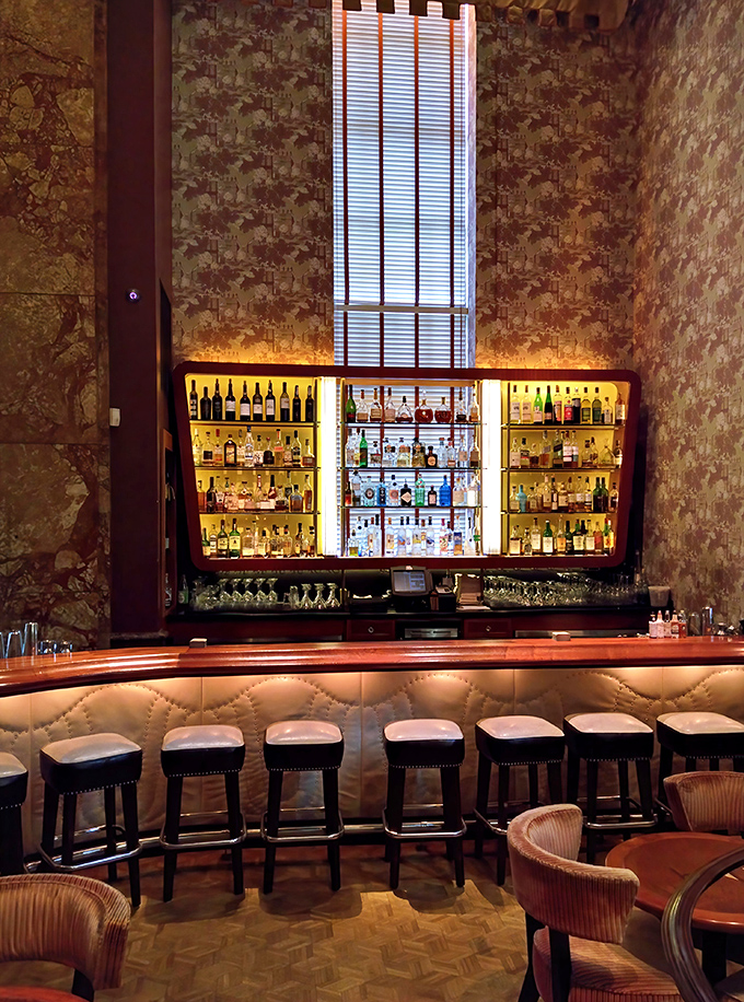 The bar seating invites you to perch and observe the nightly ritual of cocktail crafting&mdash;part science, part art, all pleasure.