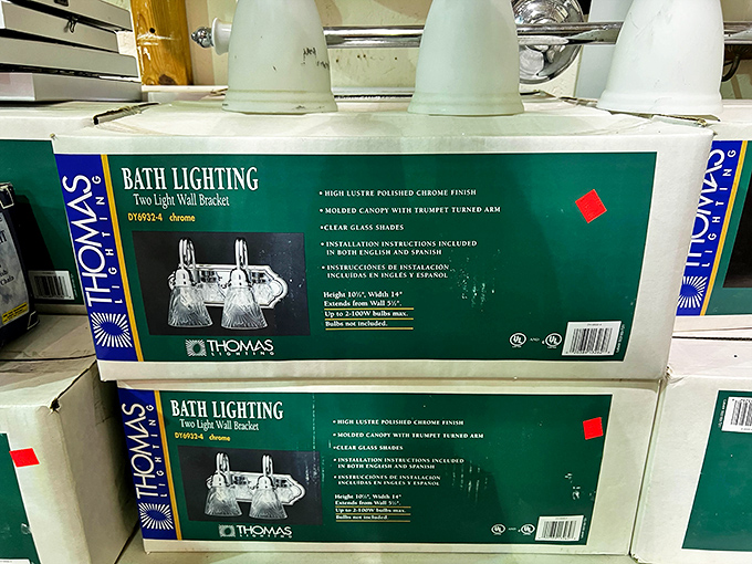 Brand new bathroom lighting fixtures prove that luxury doesn't always require premium retail prices.