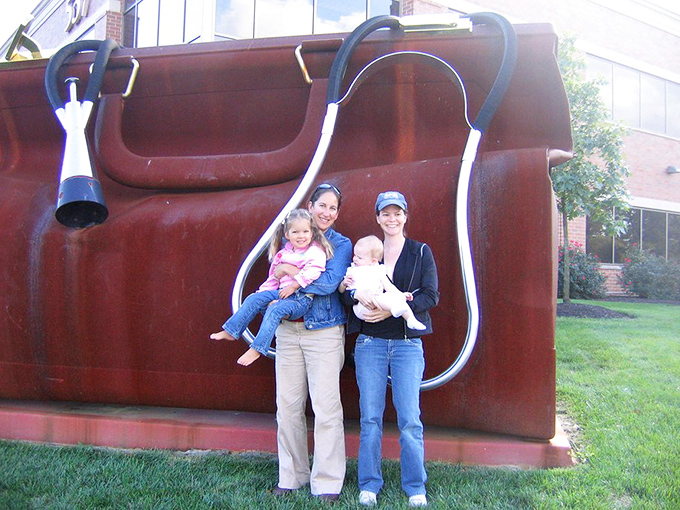 Before its current sleek black finish, the bag sported this rich burgundy color &ndash; like a fine wine of medical accessories.