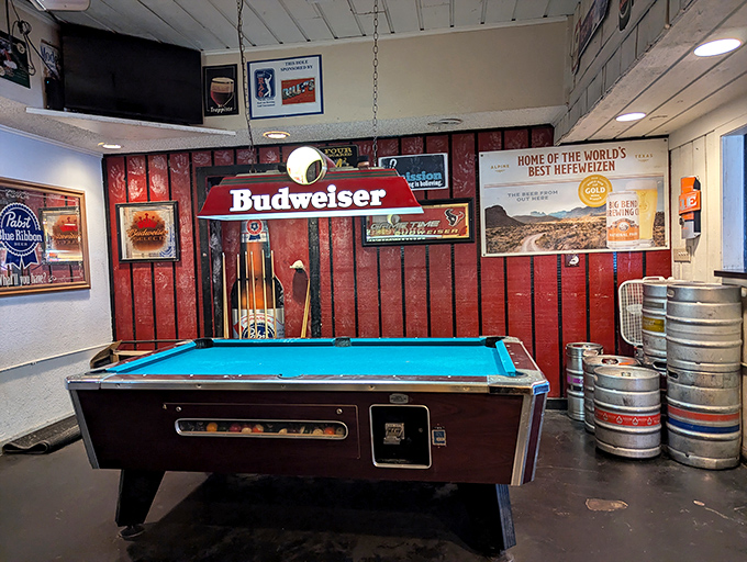 That turquoise pool table has witnessed more friendly trash talk and miraculous shots than most sports commentators&mdash;and the felt tells no tales.