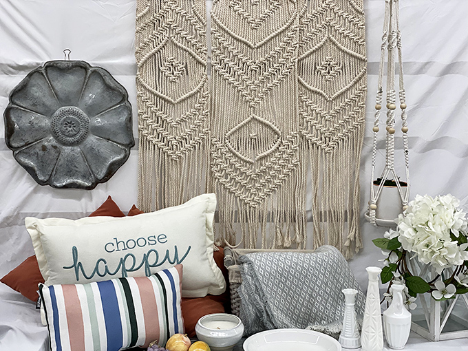 Wall hangings, pillows, and decor that whisper "I have an interior design Instagram" without screaming "I spent my entire paycheck." Bohemian dreams at thrift store prices.