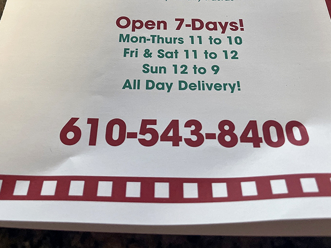 Open seven days a week with all-day delivery—Sciarrino's understands that pizza cravings respect no calendar and observe no particular schedule.