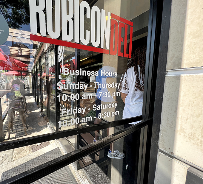 Even their business hours sign exudes confidence. When you make sandwiches this good, you don't need flashy marketing&mdash;just bread and truth.