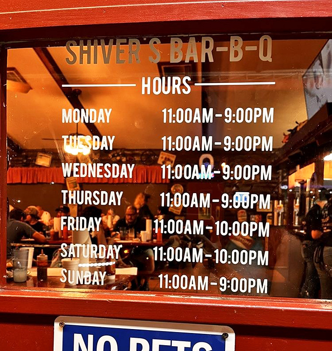 Hours generous enough to satisfy both early birds and night owls. When you're smoking meat this good, you need to make it available.