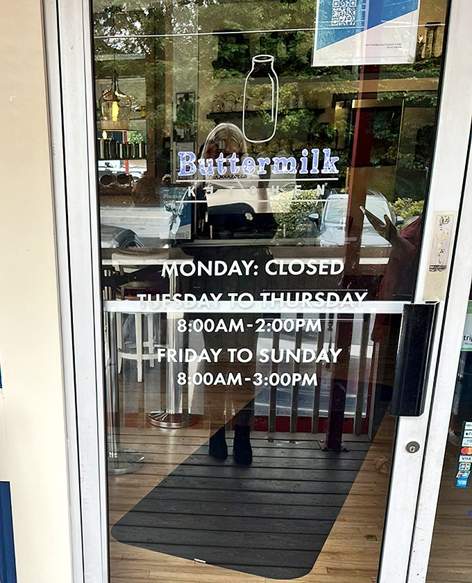 Hours of operation that remind you: plan accordingly or face the consequences of missing out on breakfast nirvana.