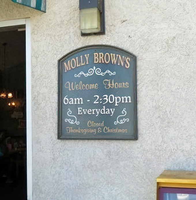 Open 6am to 2 daily &ndash; hours that respect the sacred truth that breakfast foods deserve most of the day to be enjoyed properly.