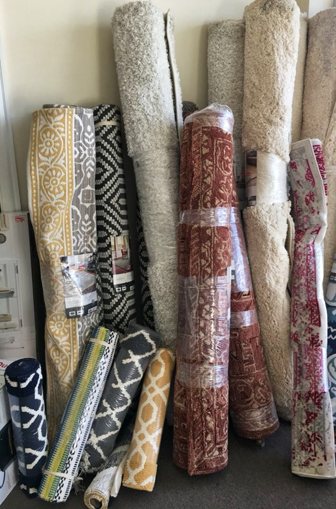 Carpets that could tie any room together, just like The Dude's rug, only cheaper.