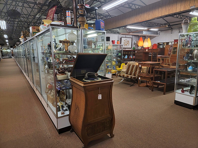 Vintage record players and furniture await their second act&mdash;ready to become the conversation piece in some lucky hipster's apartment or your den.