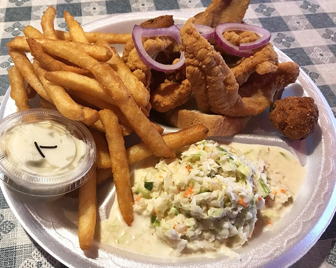 Catfish so perfectly fried it would make a pescatarian weep with joy. The South's answer to fish and chips, only infinitely more soulful.