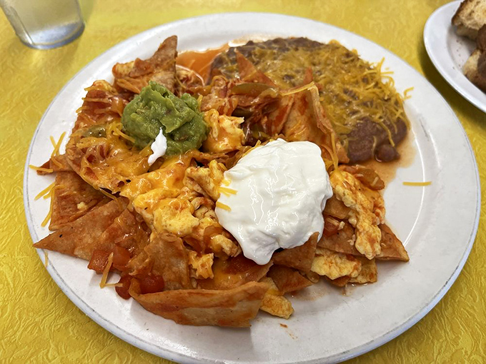 Chilaquiles that prove the best breakfast ideas often come from using last night's leftovers in the most glorious way possible.