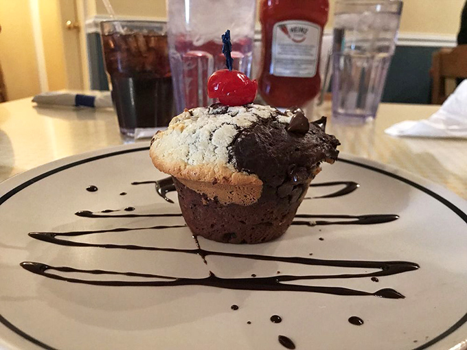 This chocolate muffin with its cherry hat isn't just dessert disguised as breakfast&mdash;it's a legitimate reason to get out of bed.