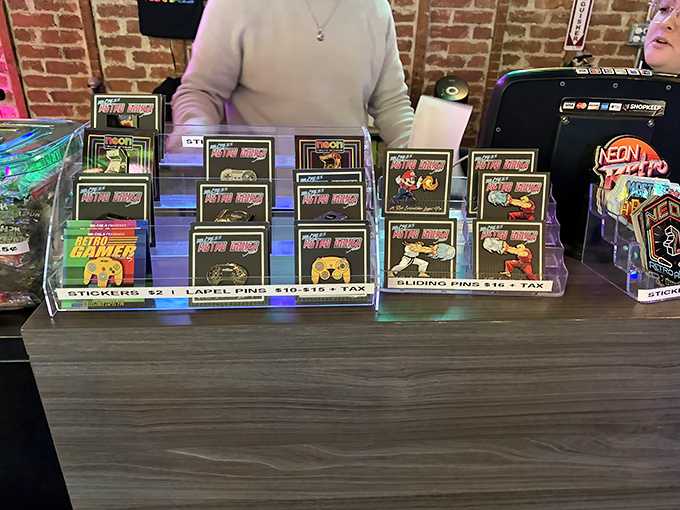 Gaming memorabilia that transforms "I remember those!" into "I need that on my jacket immediately."