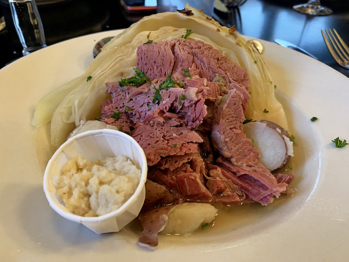This isn't just corned beef; it's a tender, flavorful masterpiece that would make any delicatessen in Manhattan stand up and applaud.