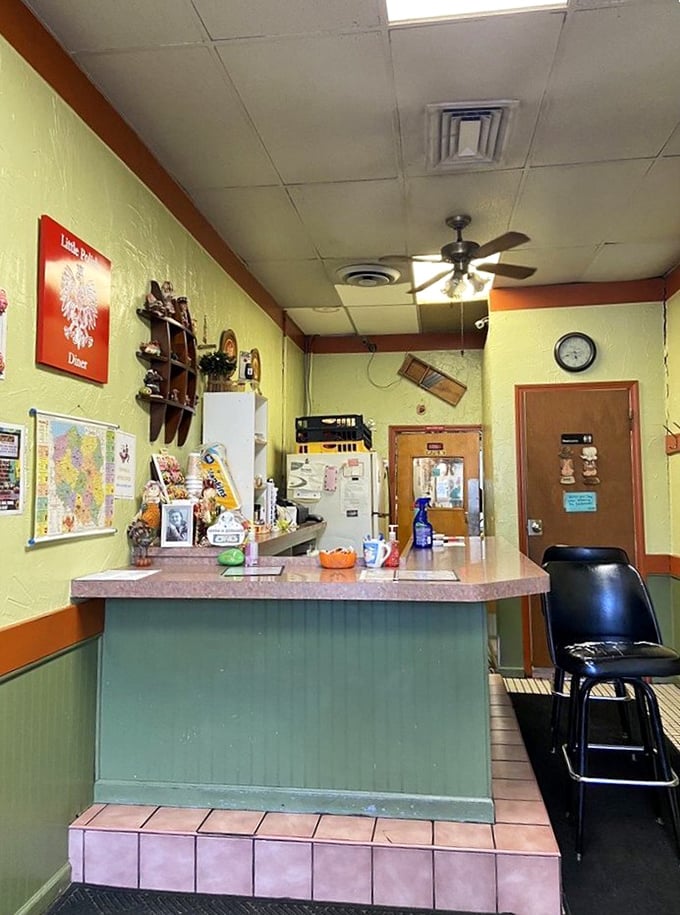 The humble counter where culinary magic begins. No fancy marble tops or Edison bulbs here&mdash;just honest food prepared with generations of know-how.