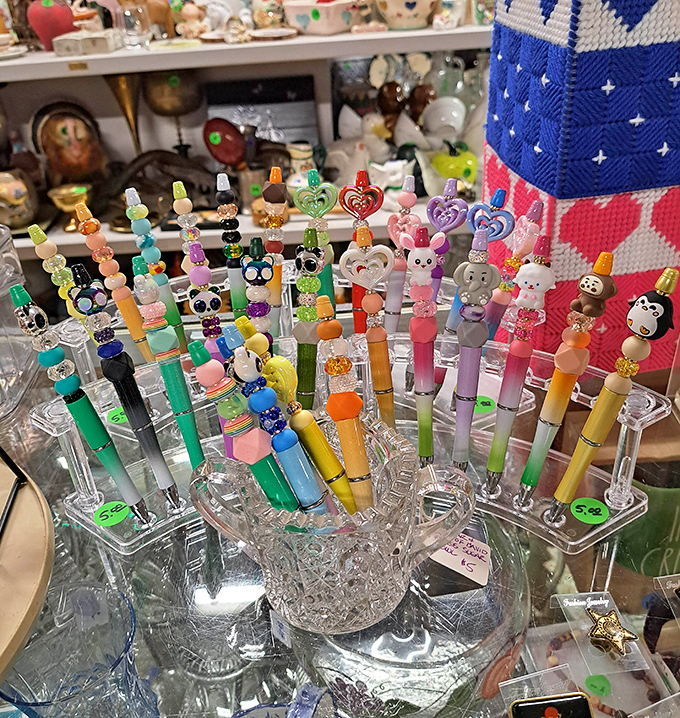 Pens with personality! These aren't just writing instruments&mdash;they're desk accessories with delusions of grandeur. Paperwork has never been so whimsical.