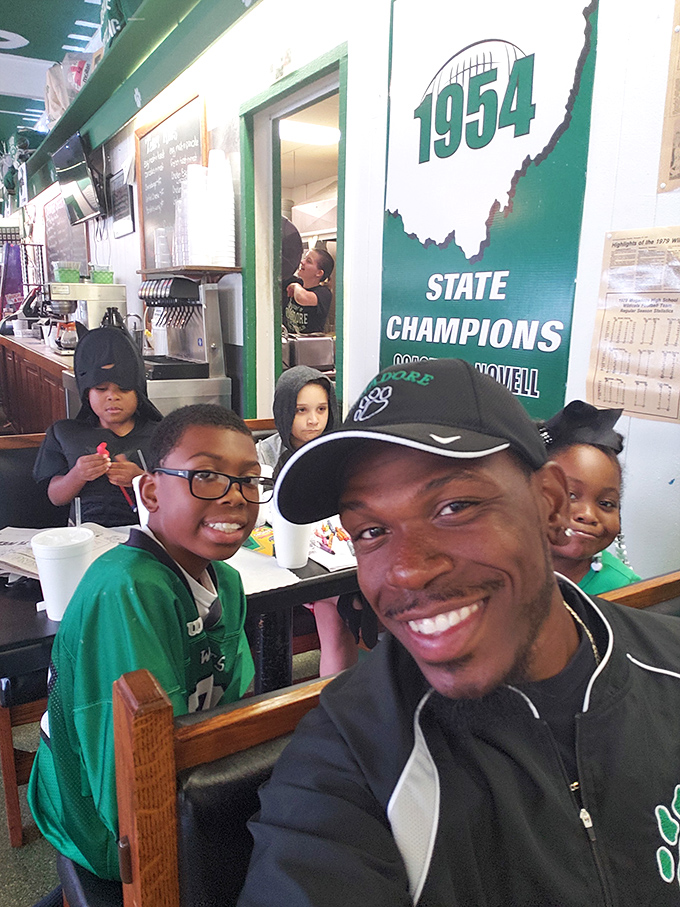 Community spirit is always on the menu at this local gathering spot where sports history and culinary traditions unite.