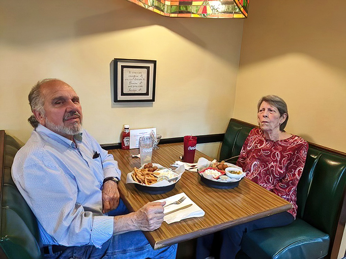 Regular diners know the secret to happiness is a table at Mama Henry's and someone to share the experience with.