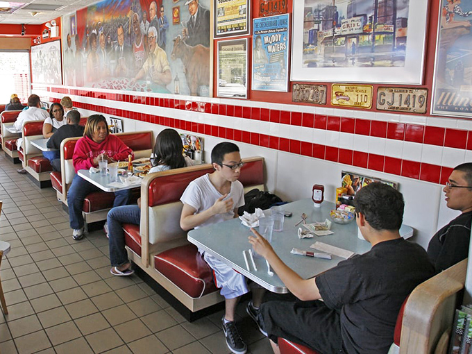 A cross-section of Chicago life sharing tables and stories &ndash; the true secret ingredient in any great diner experience.