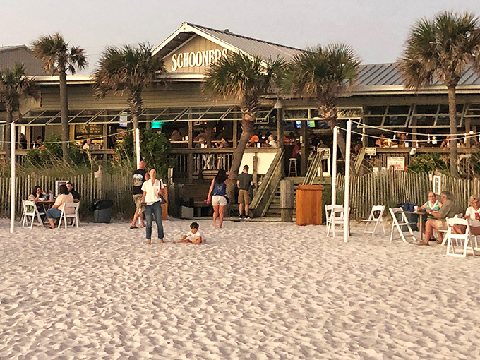 When they say "beach dining," they mean it literally &ndash; tables in the sand where shoes are optional and sunset views are guaranteed.