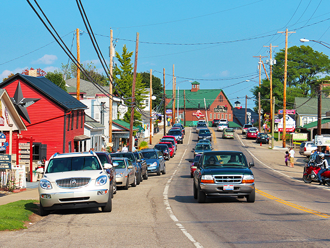 Downtown Berlin stretches out like a colorful quilt of shops, each storefront more inviting than the last.