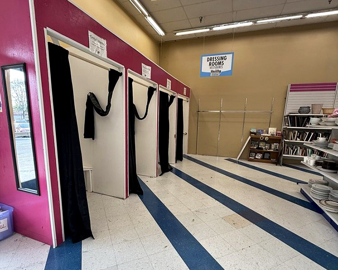 The dressing rooms&mdash;where "maybe" turns into "definitely" and "I don't know" transforms into "I can't leave without this!"